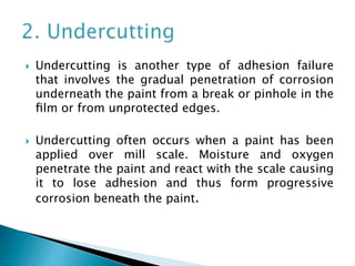 Paint failure in marine environment ppt | PPTX