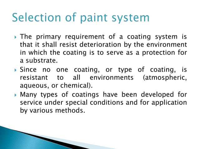 Paint failure in marine environment ppt | PPTX
