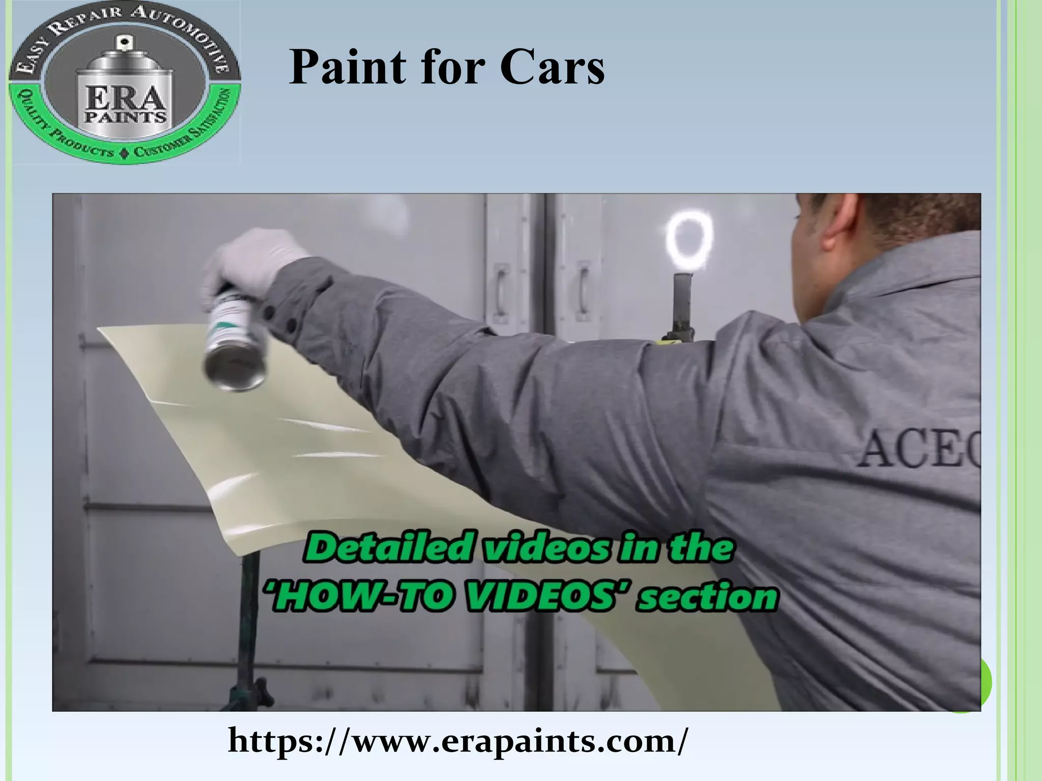 Paint for Cars From Era Paints | PPT