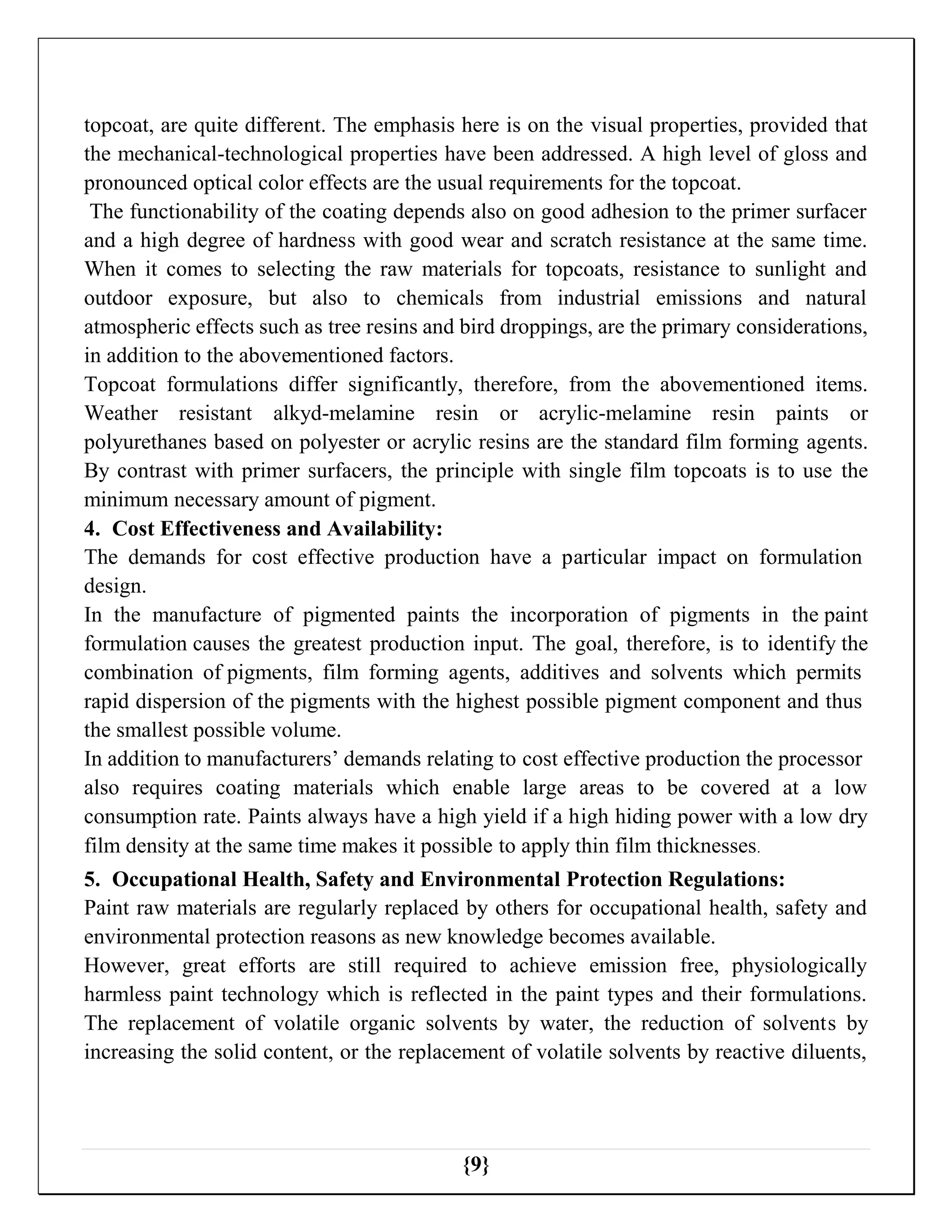 Manufacture of Paints | PDF