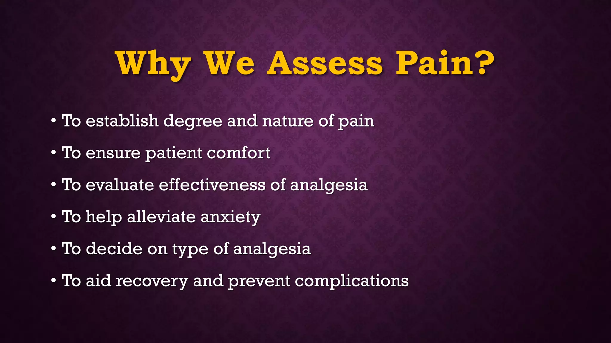 Pain therapy - Post Operative Pain Management | PDF