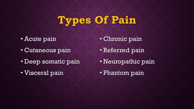 Pain therapy - Post Operative Pain Management | PDF