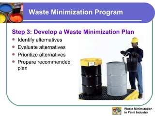 Paint Manufacturing Industry Waste Minimization | PPT
