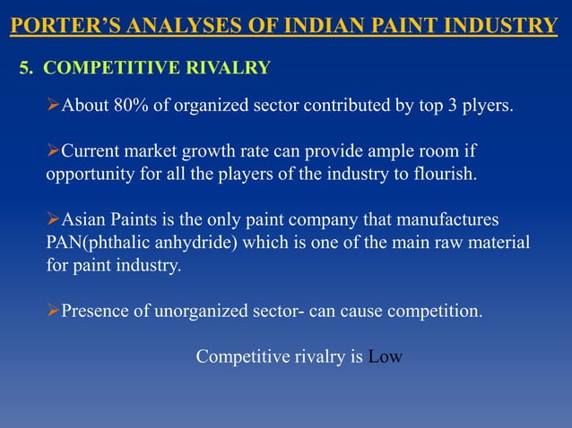 Paint industry | PPTX