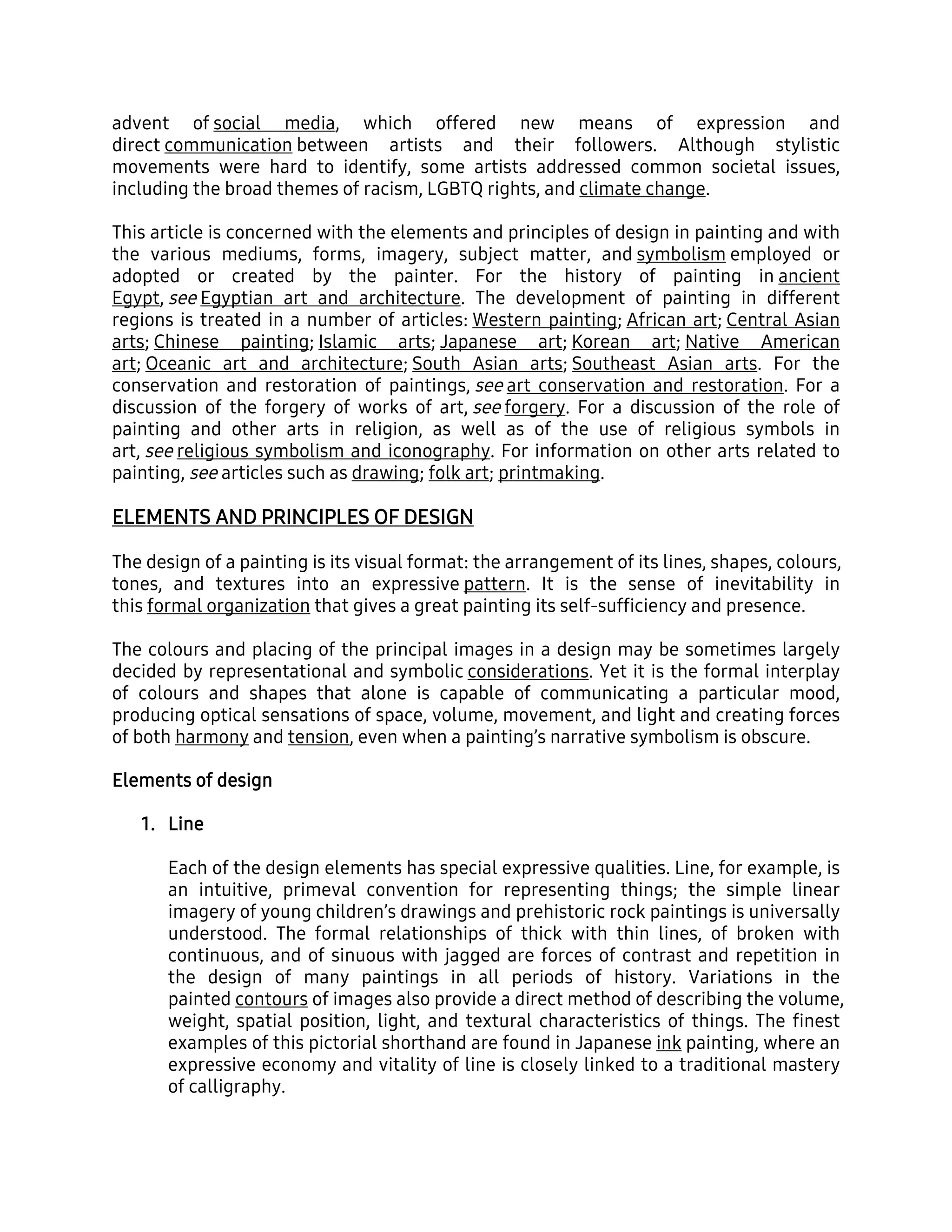 Painting art appreciation tertiary level | PDF