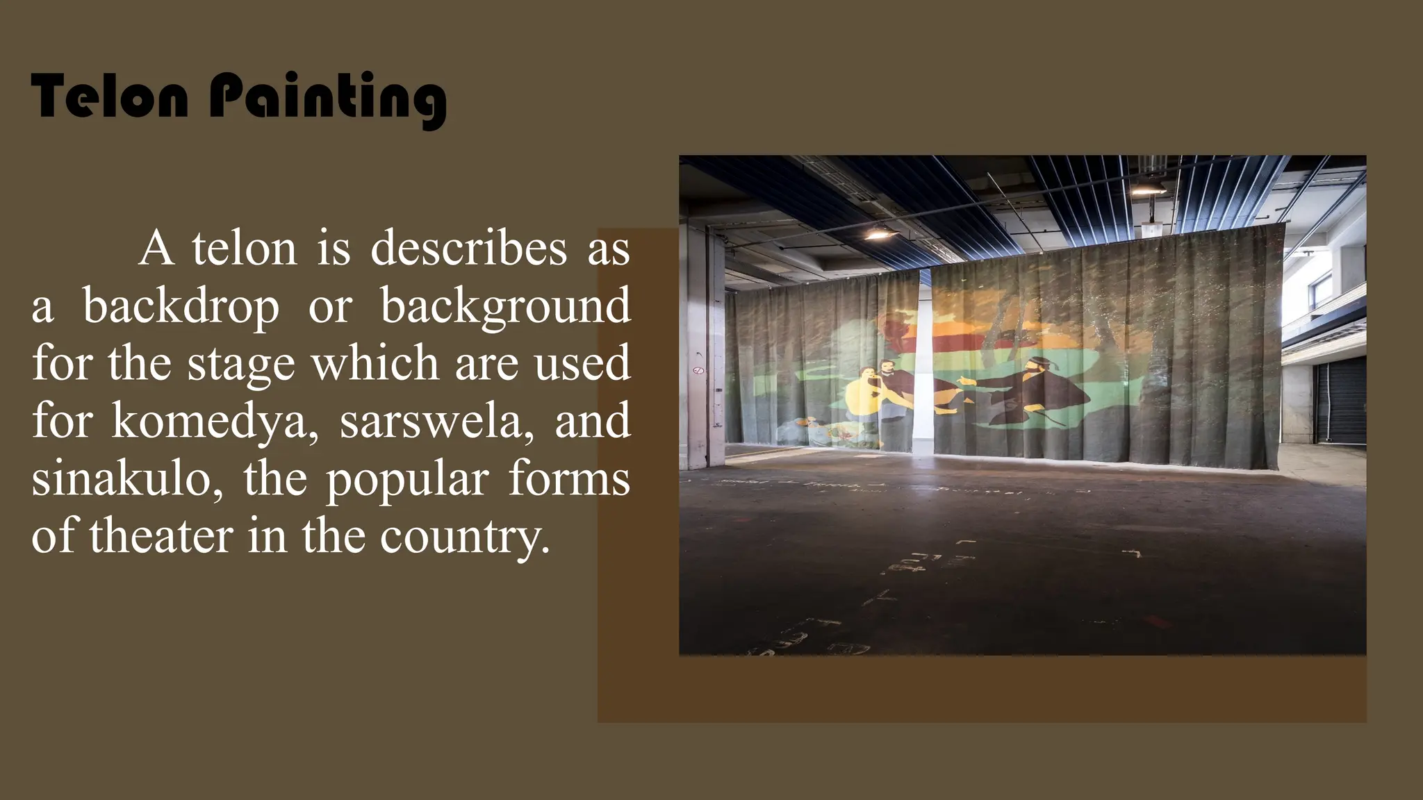 Forms of painting, murals,Telon painting, .pptx