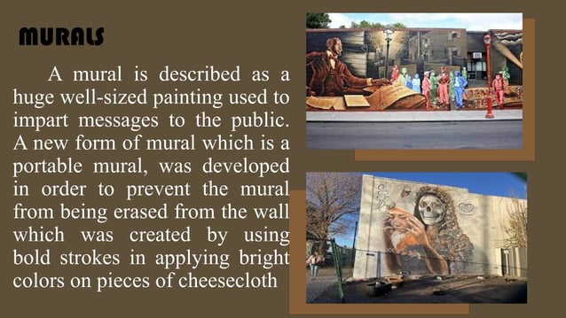 Forms of painting, murals,Telon painting, .pptx