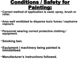 Painting operation onboard ship marine operation | PPT