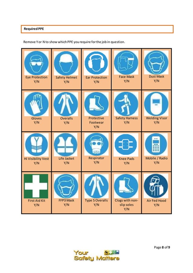 Painting risk assessment template | DOCX