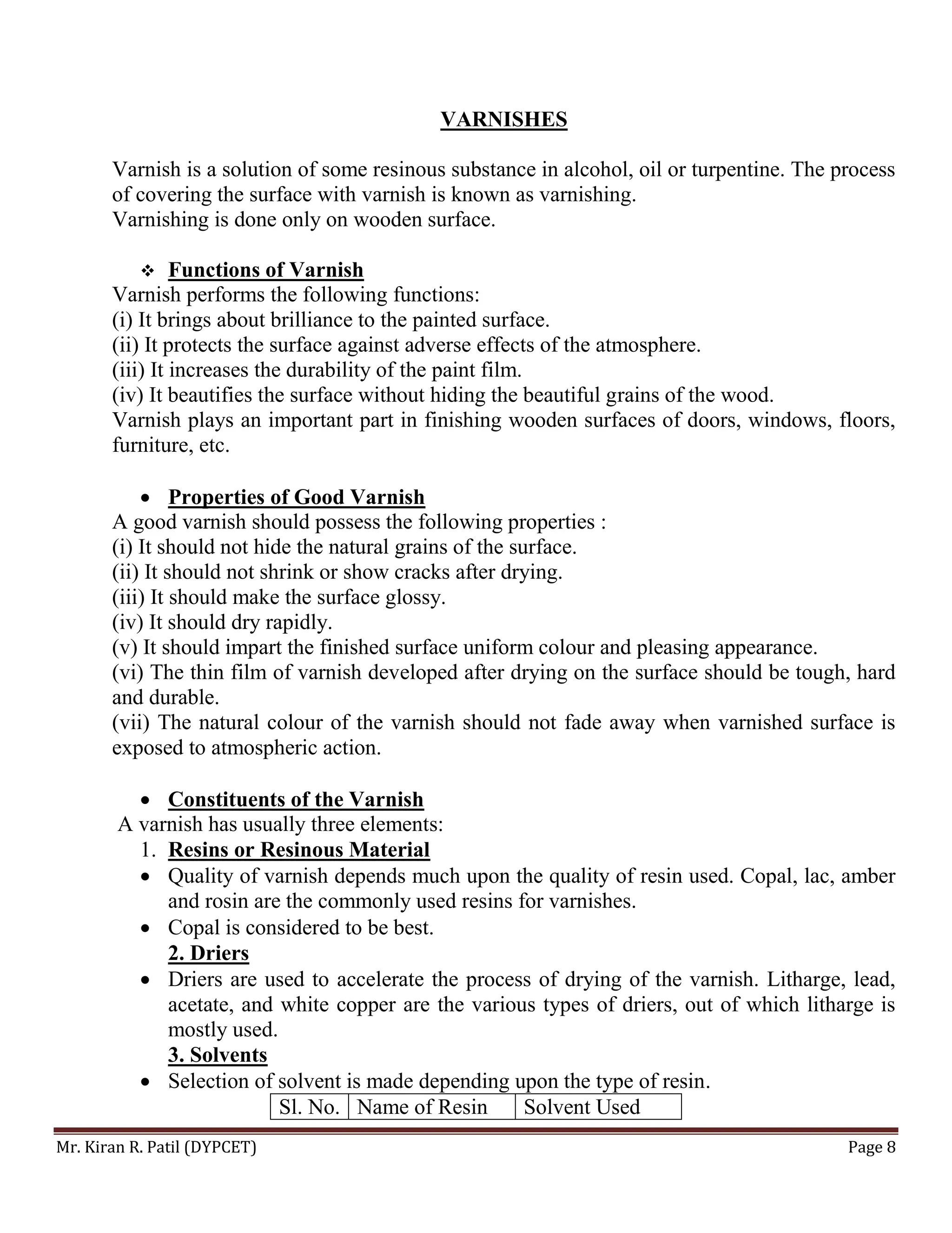 Painting and types of paints used in Construction | PDF