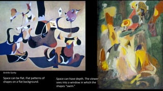 Deep and Shallow Space in Abstract Painting | PPTX