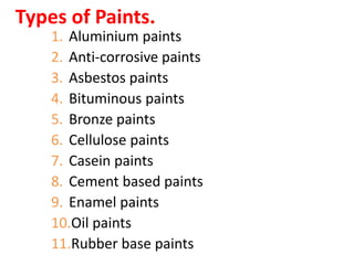 Painting and colouring | PPTX