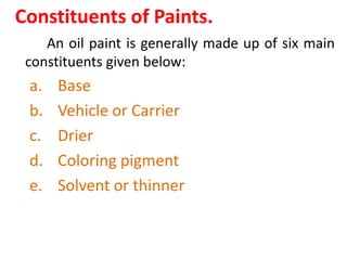 Painting and colouring | PPTX