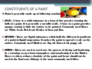 Painting, Varnishing, Distempering and White washing | PPT