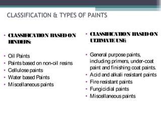 Painting, Varnishing, Distempering and White washing | PPT