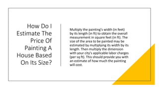 Painting Cost Calculator | PPTX