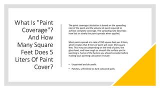 Painting Cost Calculator | PPT | Free Download