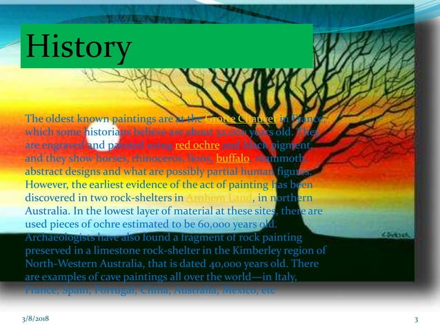 Painting - summary | PPTX | Painting | Arts and Crafts