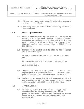 Painting procedure rev 0 (d 1157) | PDF