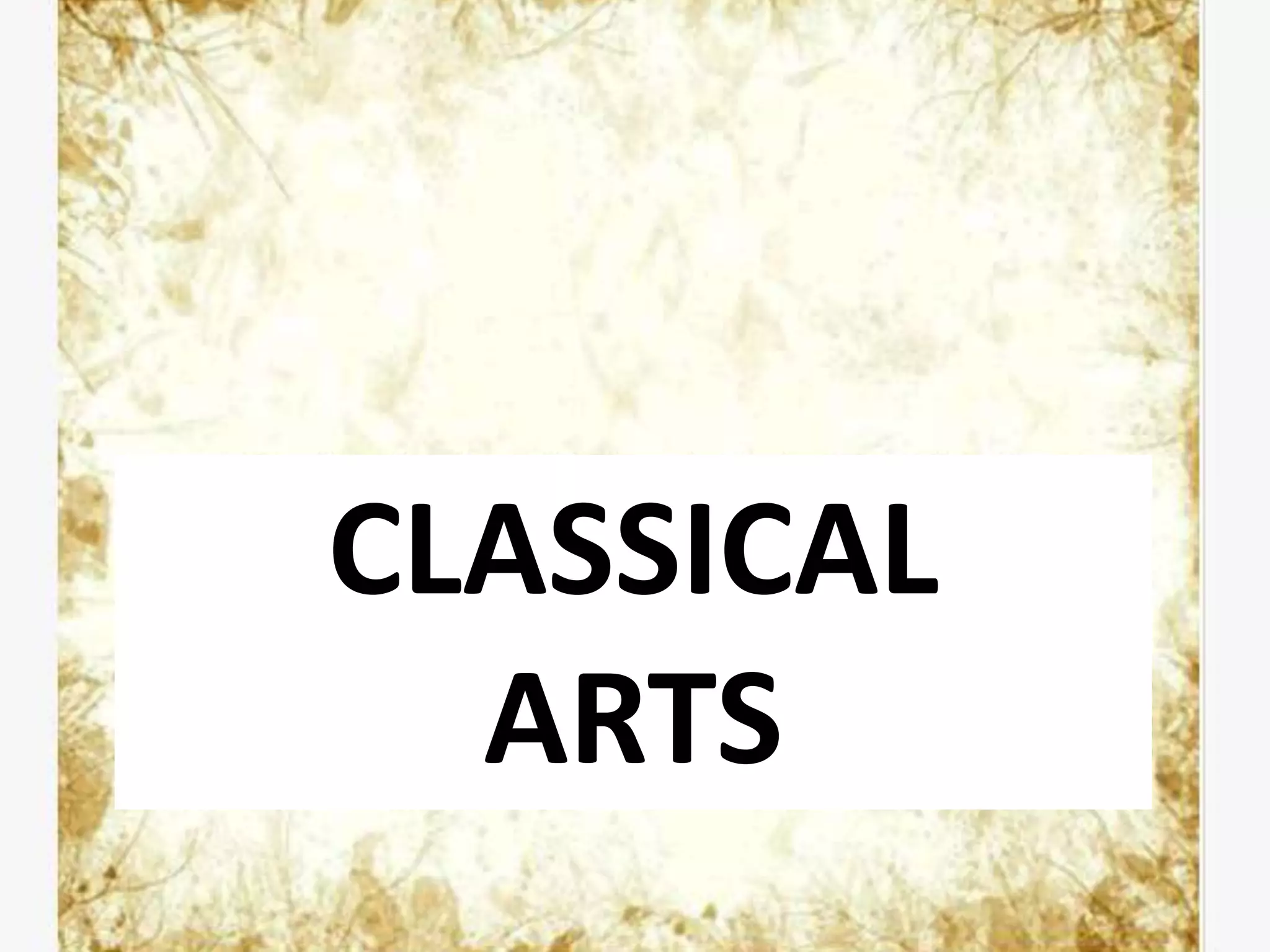 Ancient, Classical and Medieval Arts - Paintings | PPTX