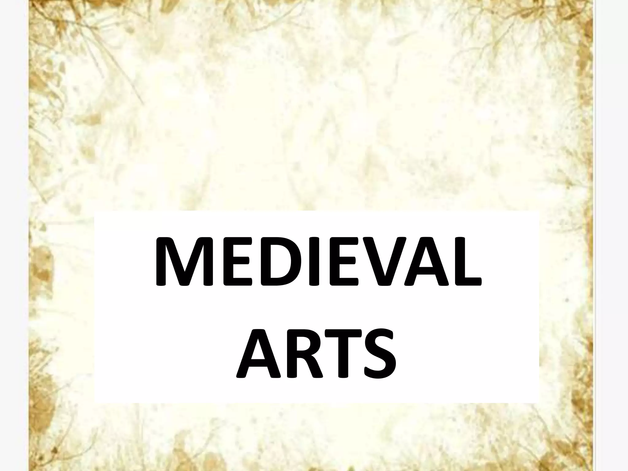 Ancient, Classical and Medieval Arts - Paintings | PPTX