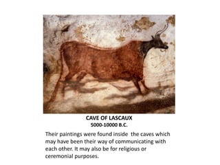 Paintings from the prehistoric era (1,500,000 2,000 | PPTX