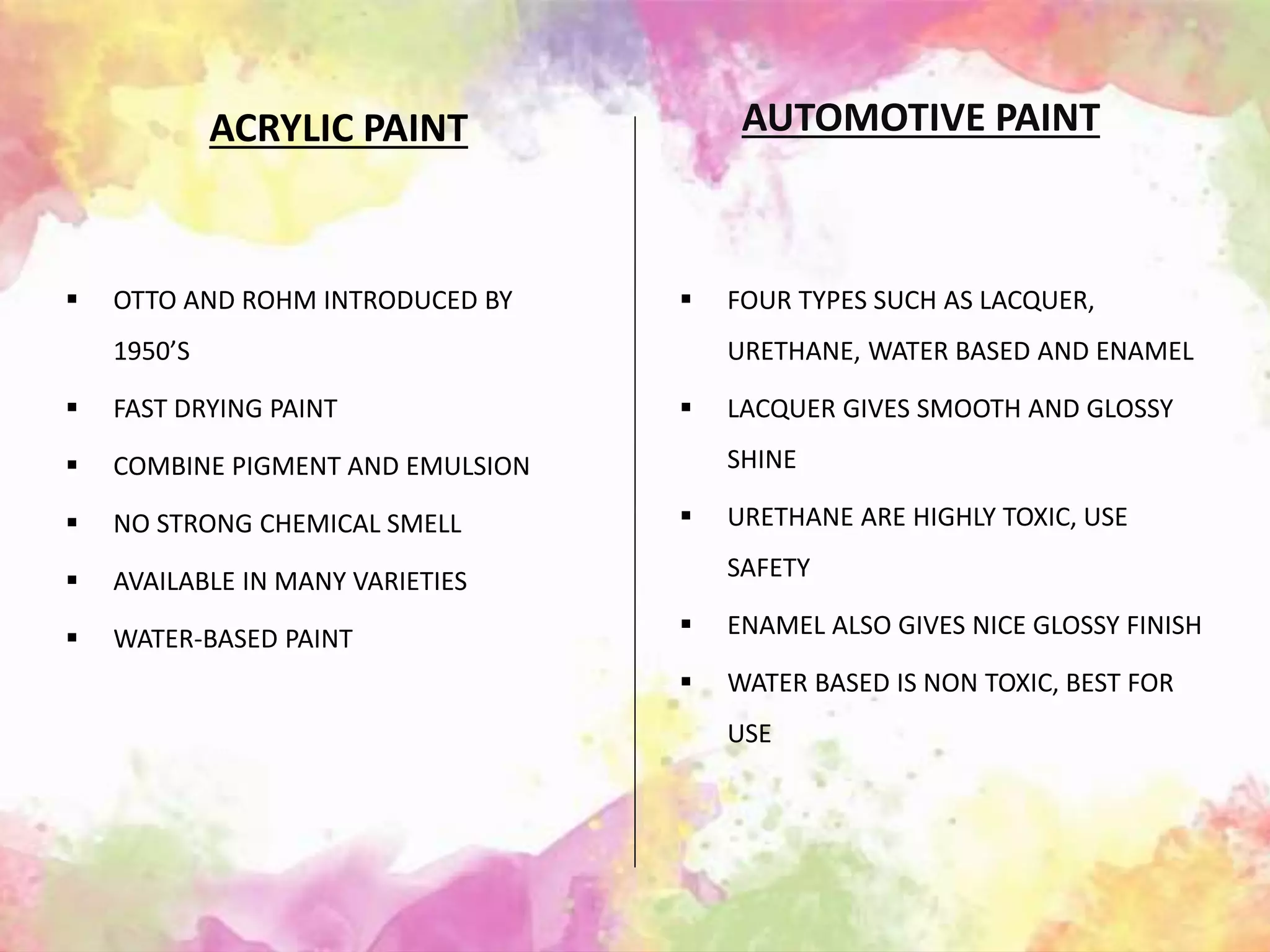 PAINTINGS OF EXTERIOR AND INTERIOR SURFACES | PPTX