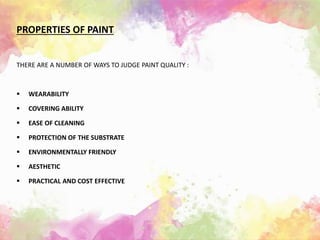 PAINTINGS OF EXTERIOR AND INTERIOR SURFACES | PPTX
