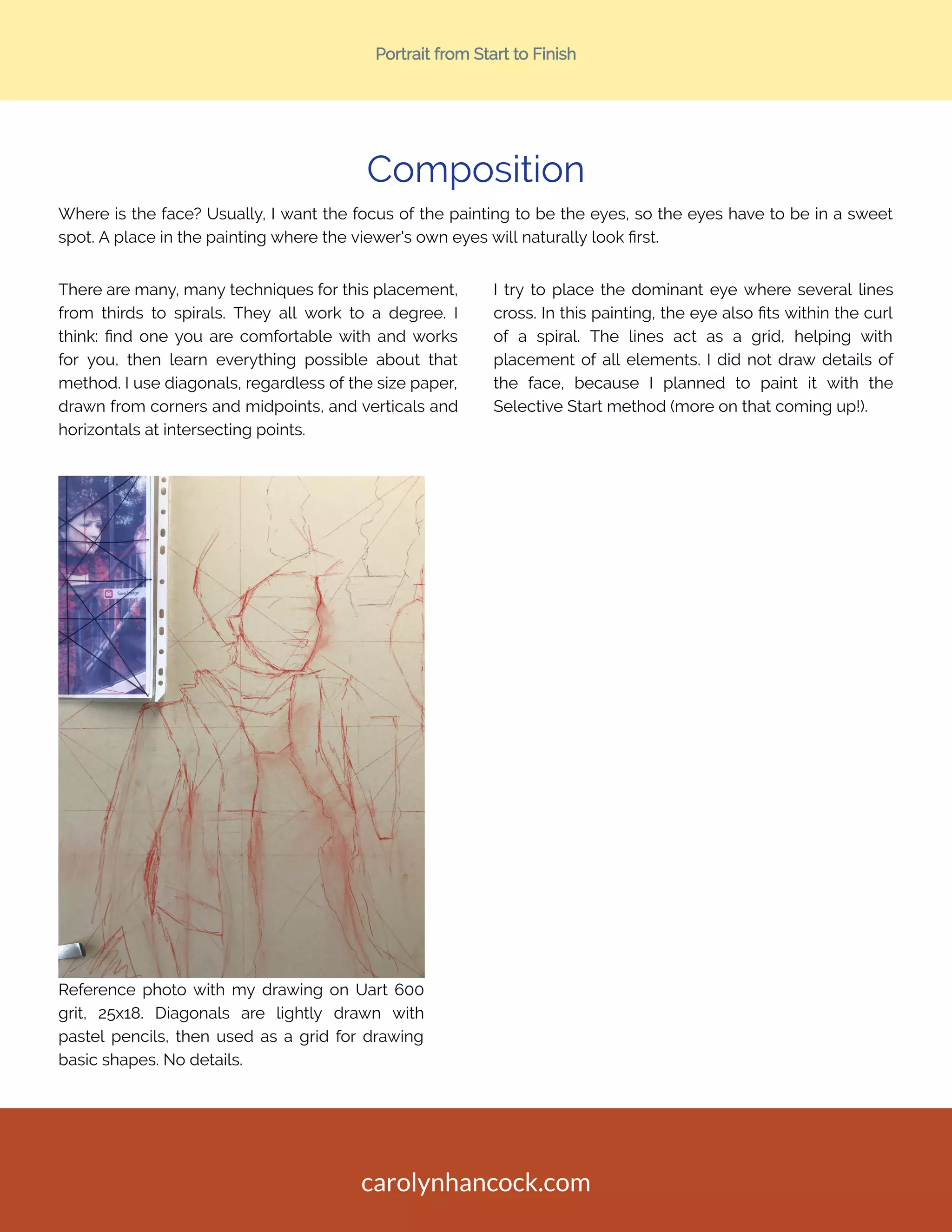 Painting the portrait from start to finish | PDF