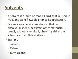 Paint and its application | PPTX