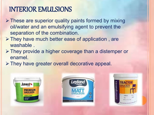 Paint , types of paint | PPT