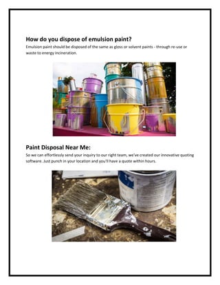 Paint Recycling | PDF