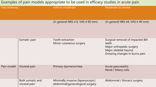 Pain trials ppt | PPTX | Diseases and Conditions | Medical Health
