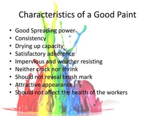 Paints | PPTX