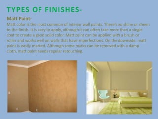 Paints And its types | PPTX