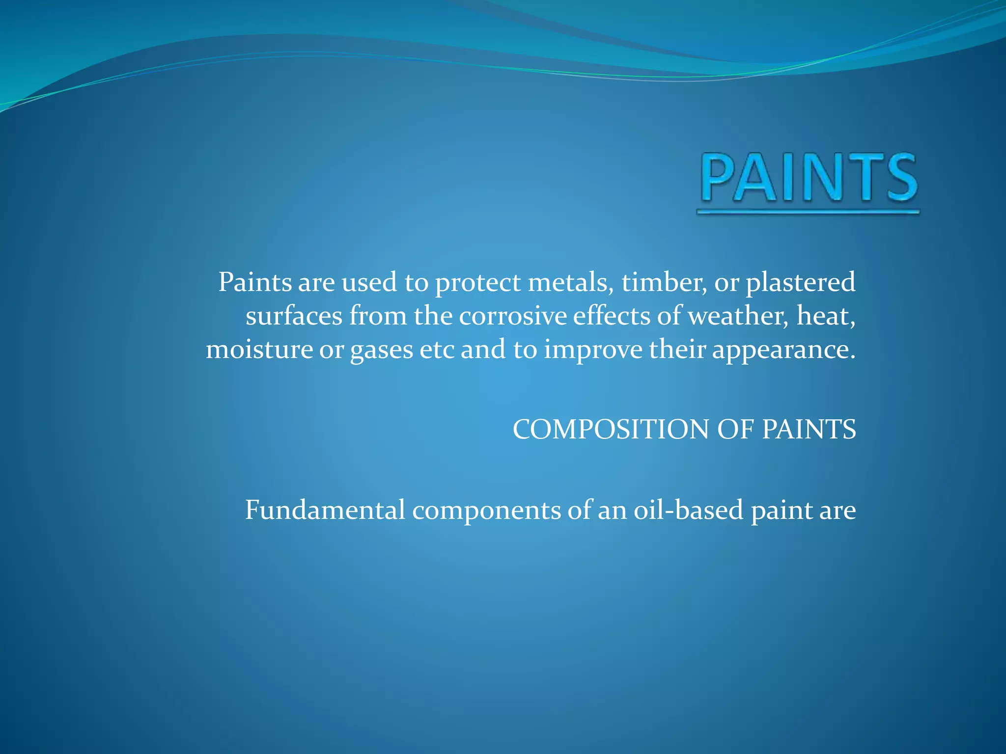 Paints | PPTX