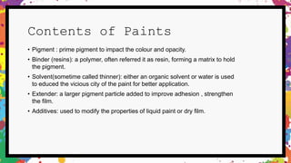 Paints | PPTX