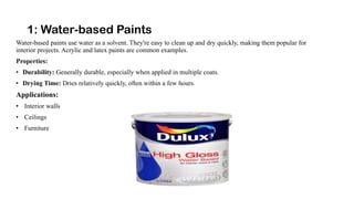 PAINTS submitted by group three civil engineers | PPTX