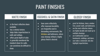 Paints and Finishes | PPTX