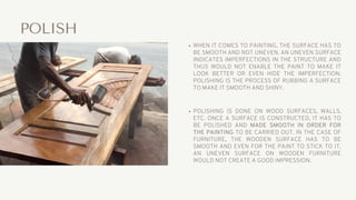 FINISHES - WAX, POLISH, STAIN | PDF