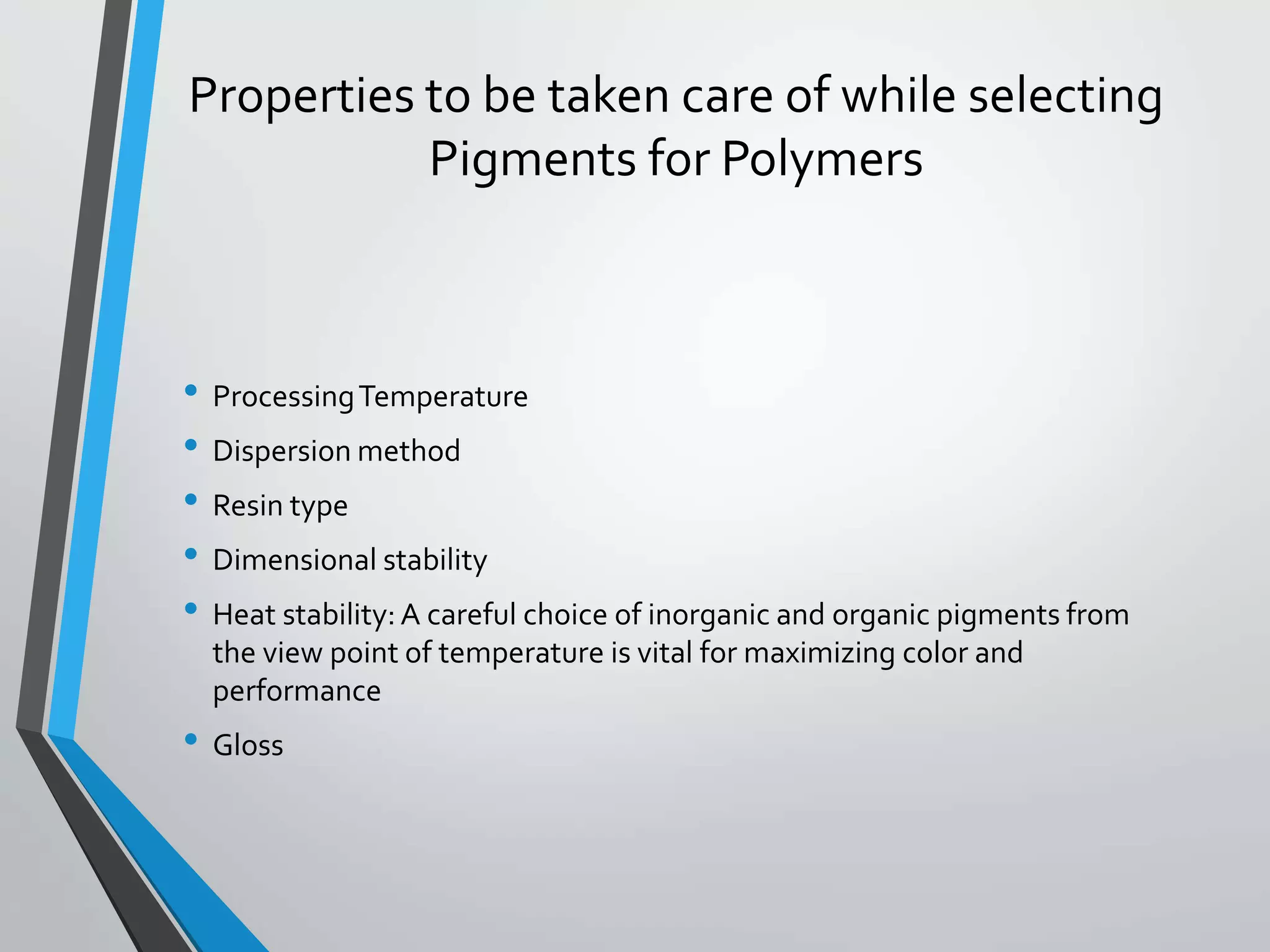 Paints and pigments | PPTX