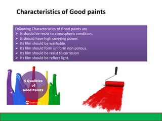 Paints and varnish | PPTX