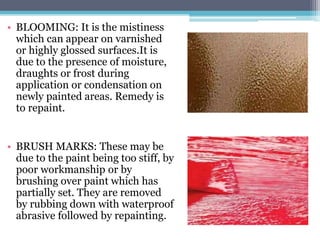 Paints and varnishes | PPTX