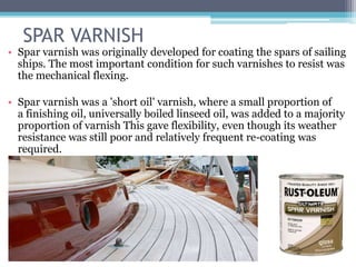 Paints and varnishes | PPTX