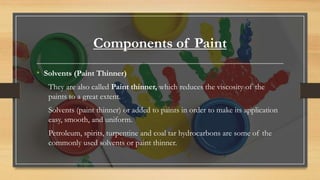 Paints and Varnishes | PPTX