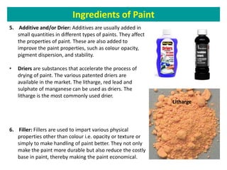 Paints and varnishes | PPTX