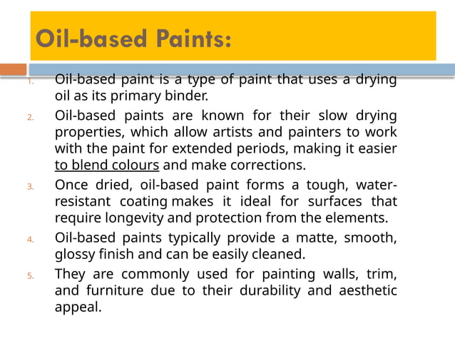 Paints and Varnishes, Chemical Process Technology.pptx