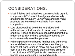 Paints,finishes, adhesives | PPTX