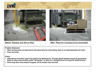 Kaizen Blitz Paint shop layout Jul 2011 | PPTX