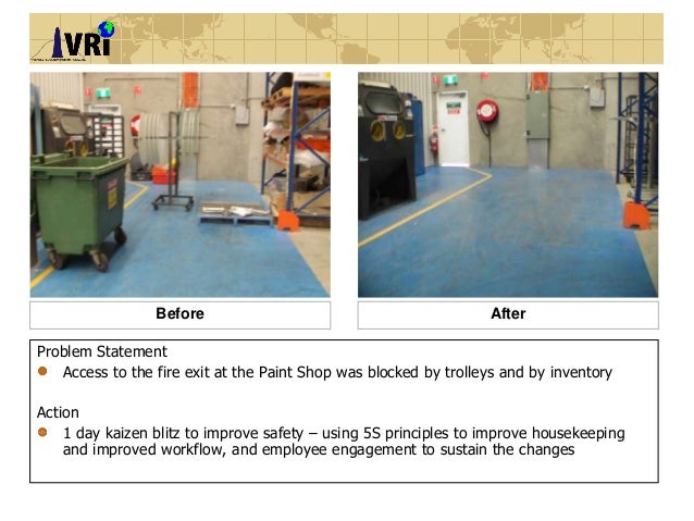 Kaizen Blitz Paint shop layout Jul 2011